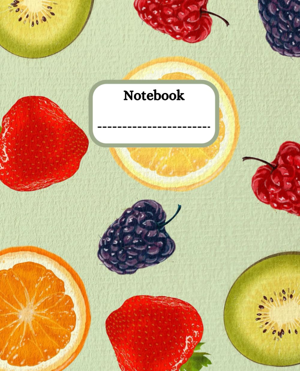 Amazon.com: Fruit Notebook: Cute Fruit Themed Journal Notebook | 110 ...