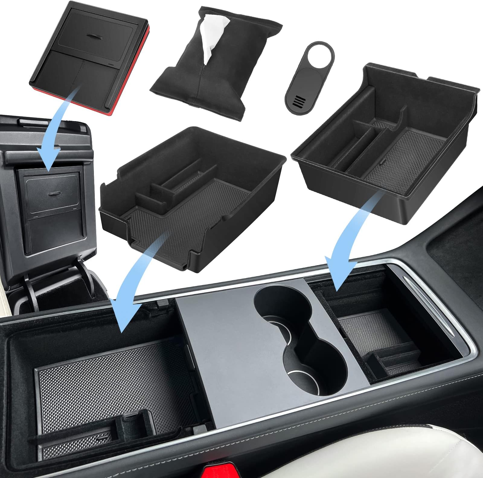 Amazon.com: KHAWY Tesla Model Y Back Seat Tray Table, Model 3 Tray ...