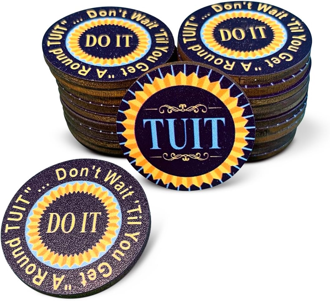 Amazon.com: Trainers Warehouse Colorful Round TUIT Tokens (24/Set) | No ...