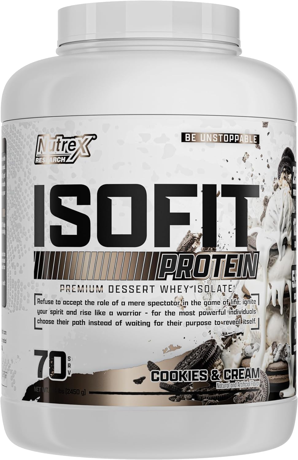 NUTREX Research - ISOFIT Whey Isolate Protein - 100% Proteína Whey ...
