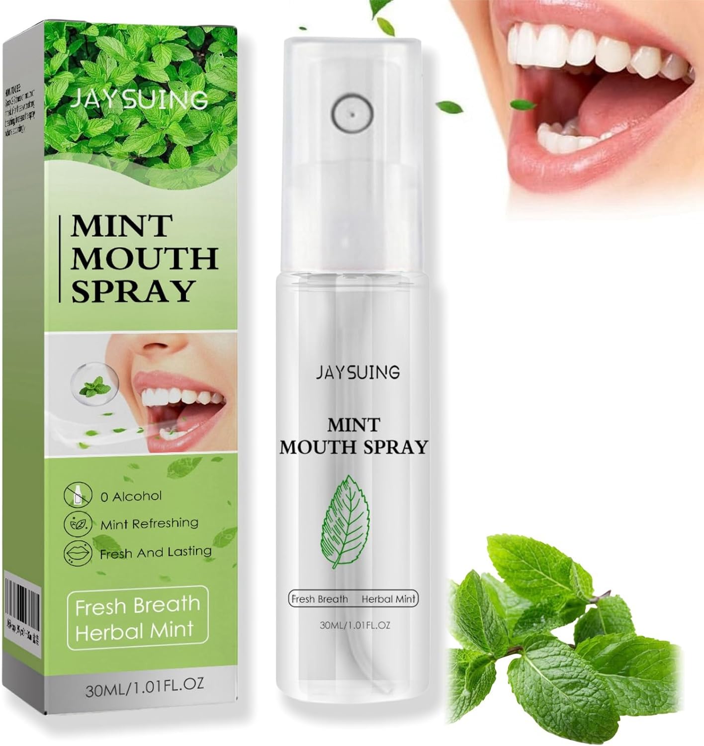 Fresh Breath Oral Care Essence - Bad Breath Treatment & Mouthwash, Long ...