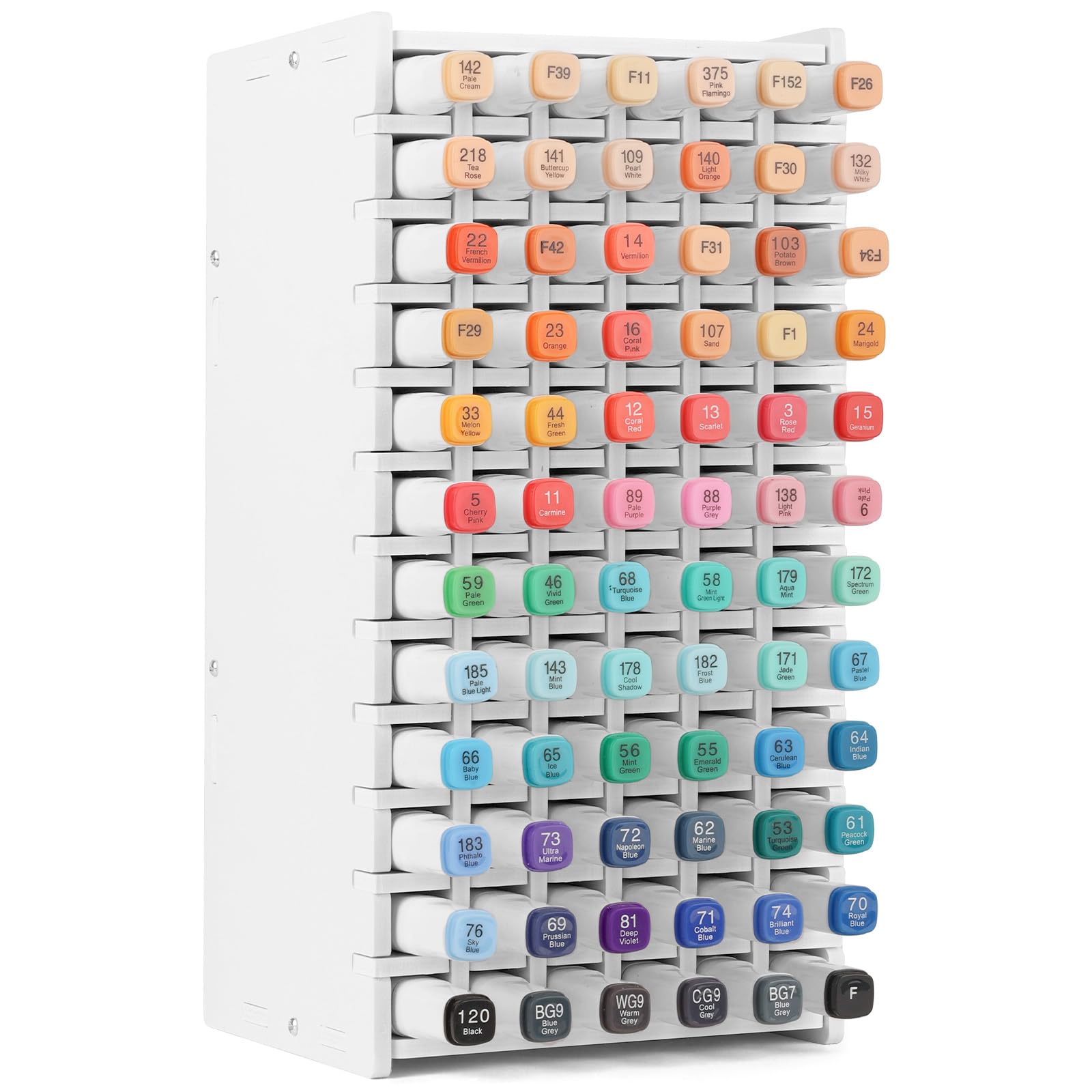 Amazon.com: Marker Organizer, Markers Holder Storage with Divider Art ...