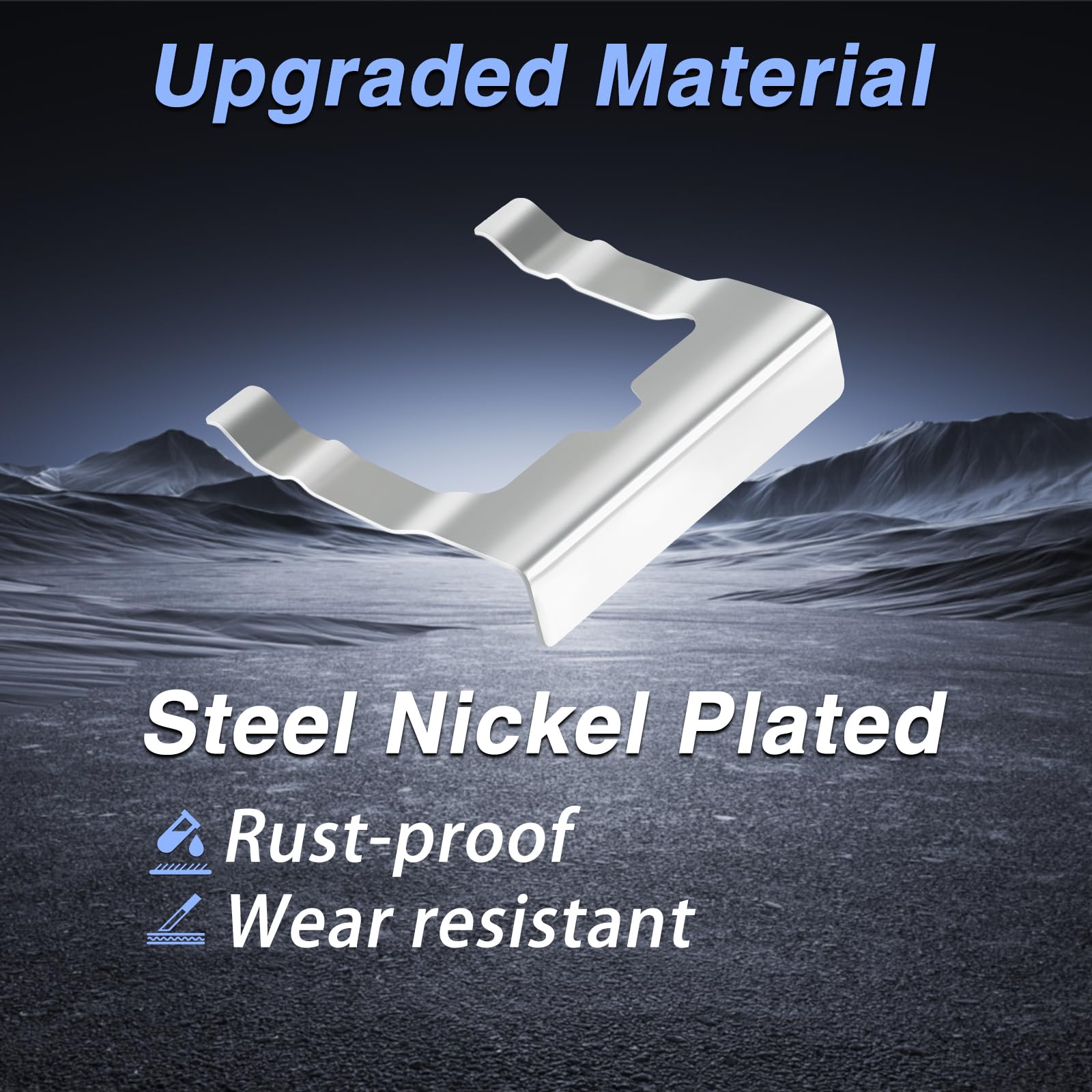 Snapklik.com : FUSCH Rear License Plate Lamp Clip Compatible