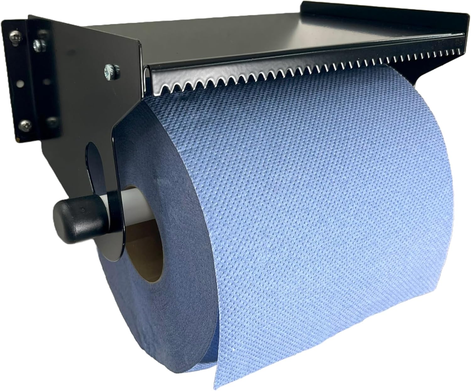 TR Home Solutions Blue Roll Holder Wall-Mounted Metal Paper Dispenser ...