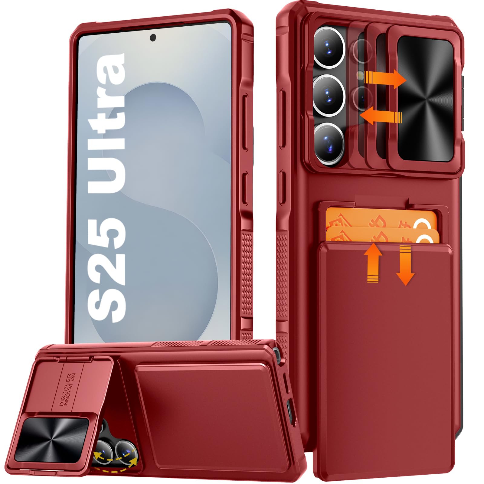 Amazon.com: GIVELOT for Samsung Galaxy S25 Ultra Case with Card Holder ...