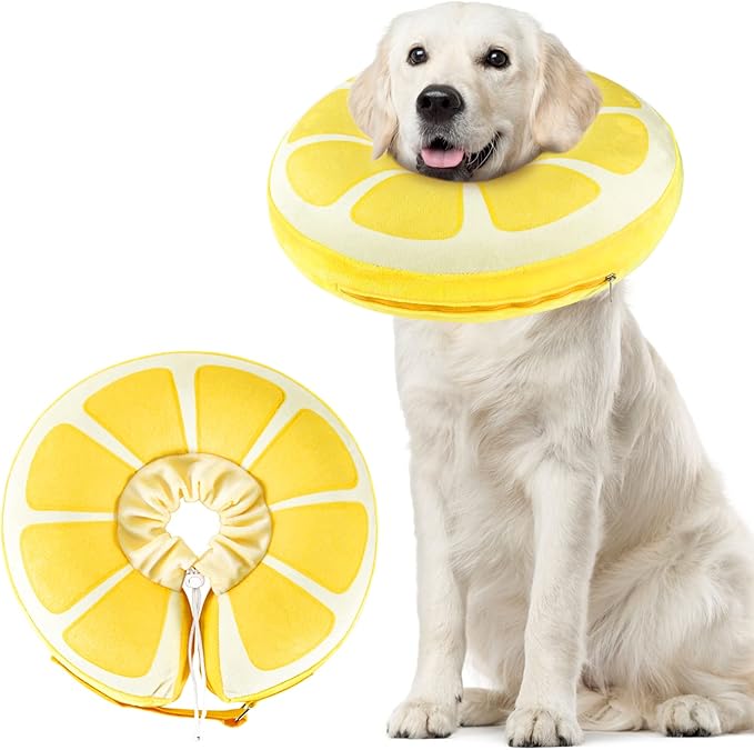 Amazon.com : SuplutuX Inflatable Dog Cone, Protective Inflatable Collar ...