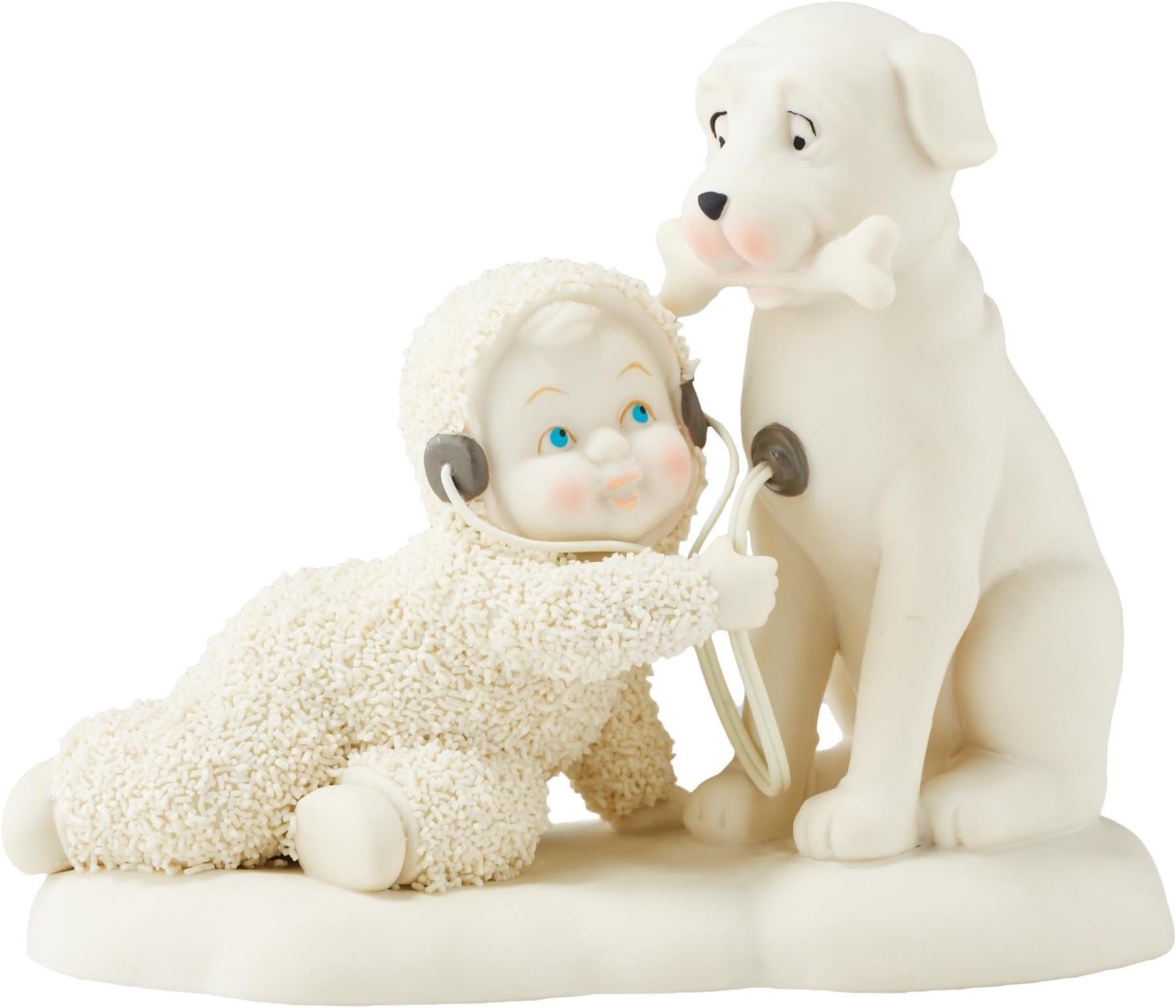 Amazon.com: Department 56 Snowbabies Love Song Porcelain Figurine, 3 ...