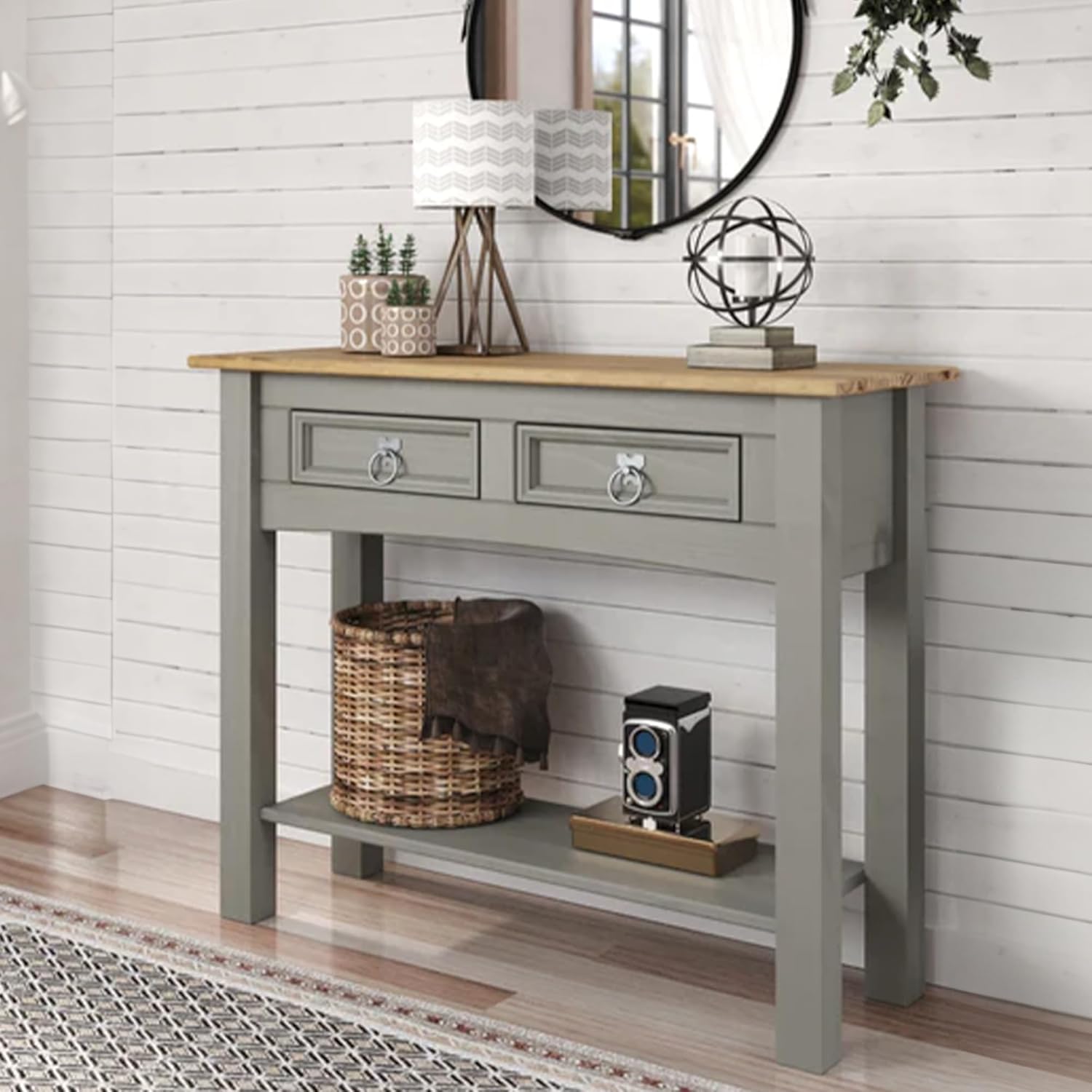 Amazon.com: Furniture Dash Solid Wood Hall Table Console 34.49" W, 12. ...