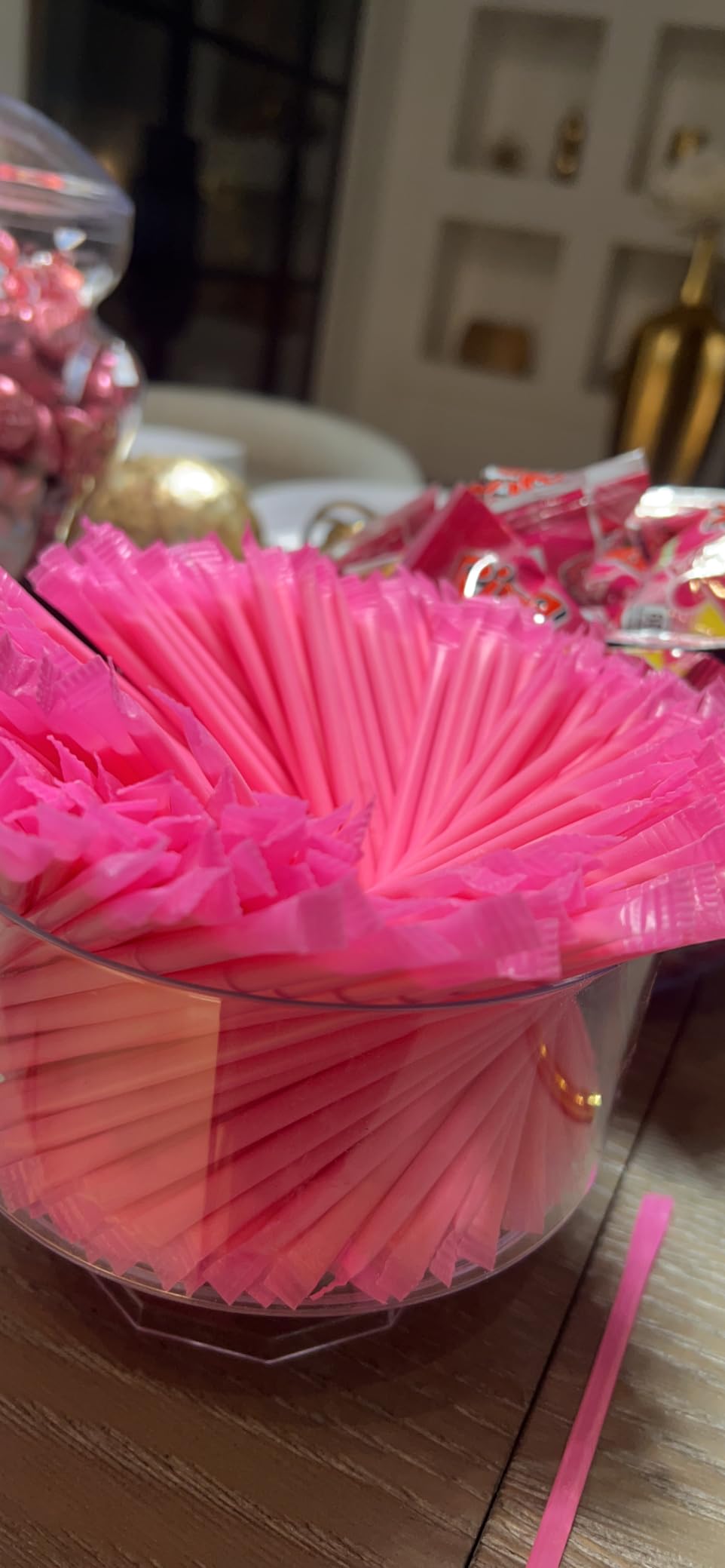 Amazon.com: Pink Candy Powder Filled Sticks - 240 Pieces - Bulk Candy ...