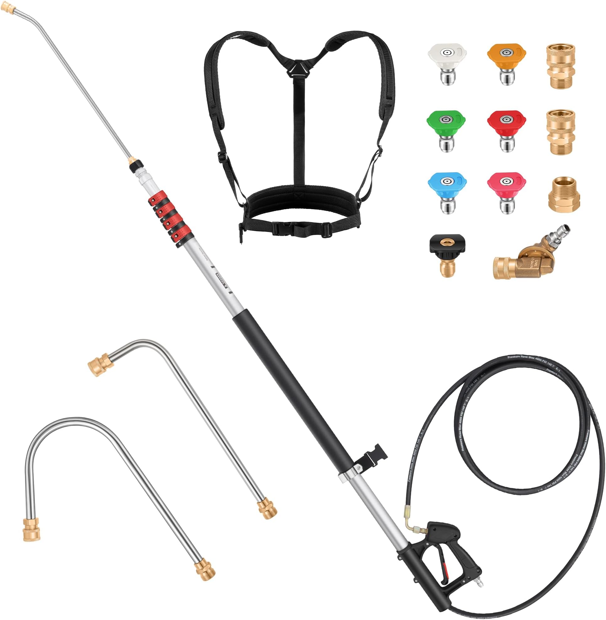 Amazon.com: RYOBI 18 ft. Extension Pole with Brush for Pressure Washer ...