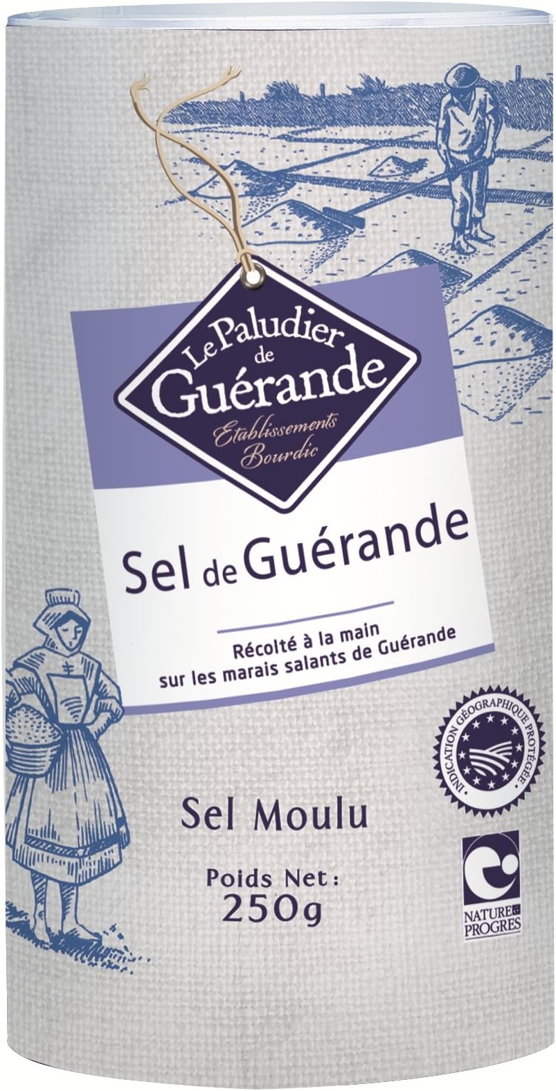 Amazon.com : Le Guerandais Coarse Sea Salt Gros Sel De Guerande, 28 ...
