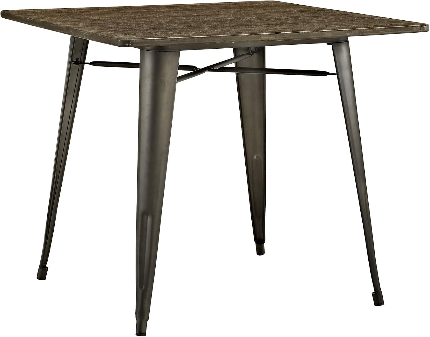 Amazon.com - Modway Alacrity 36" Rustic Modern Farmhouse Wood Square ...