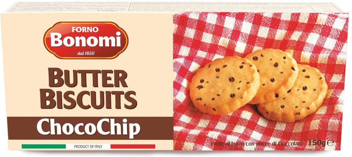 Amazon.com: FORNO BONOMI – BUTTER BISCUITS CHOCO CHIP : Grocery ...