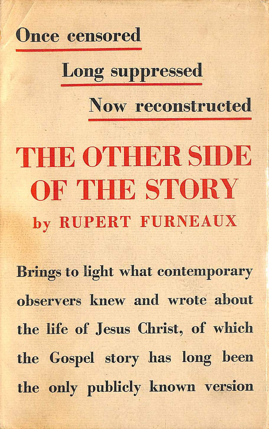The Other Side of the Story: Furneaux, Rupert.: Amazon.com: Books