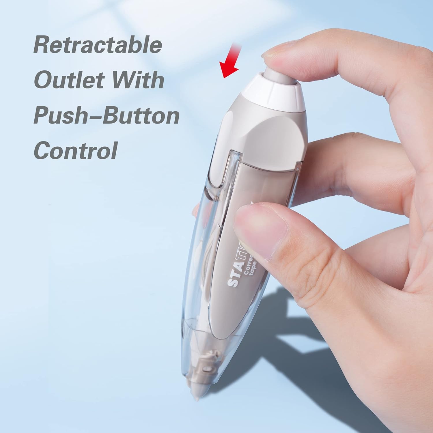Buy CRIOUFOX White Out Correction Tape, Push-pull Protection and ...