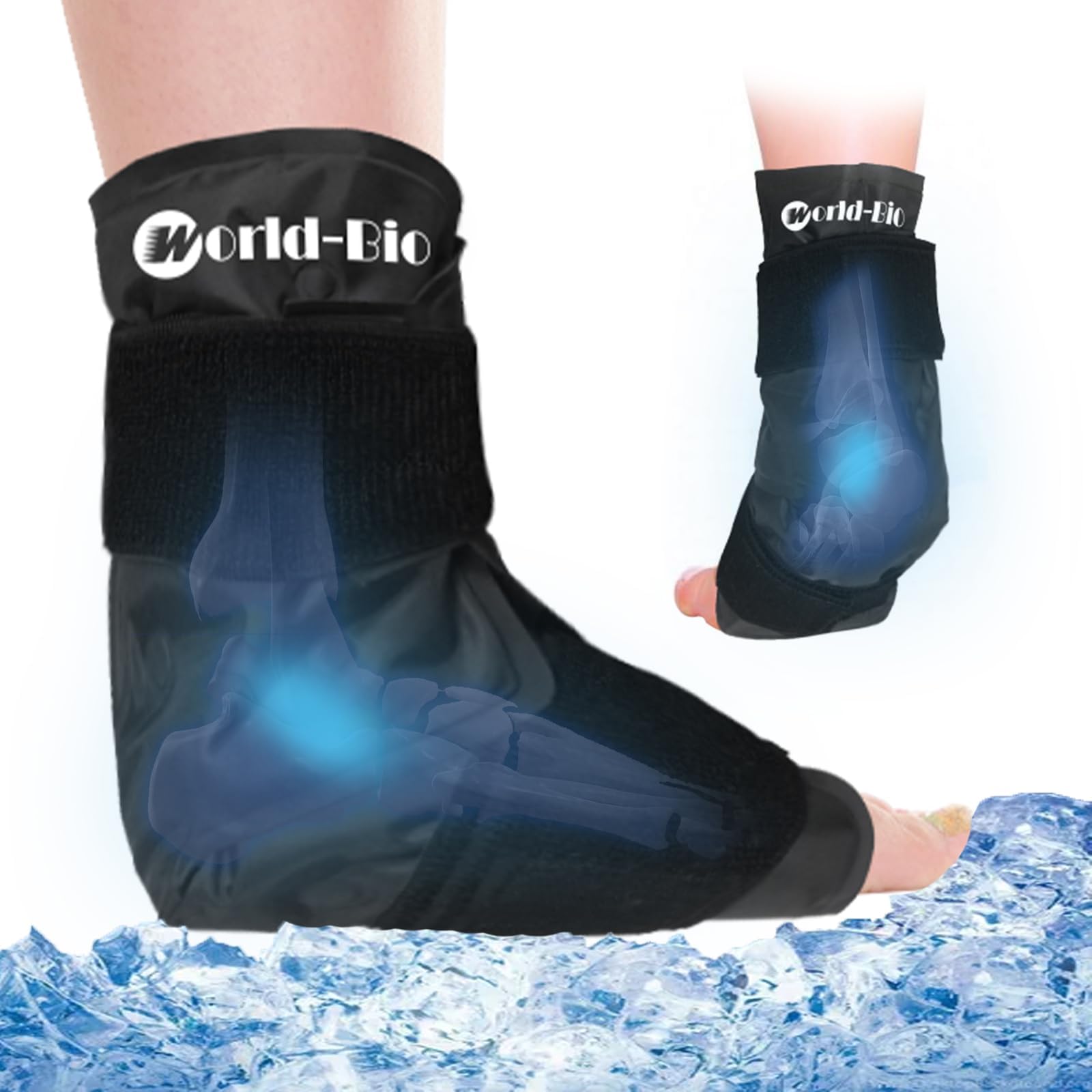 Amazon.com: Ankle Ice Pack Wrap for Swelling, Ice Pack for Ankle ...