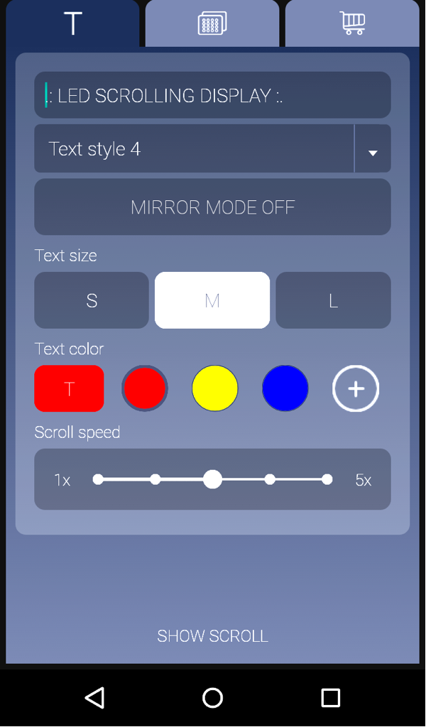 Led Scrolling display - App on Amazon Appstore