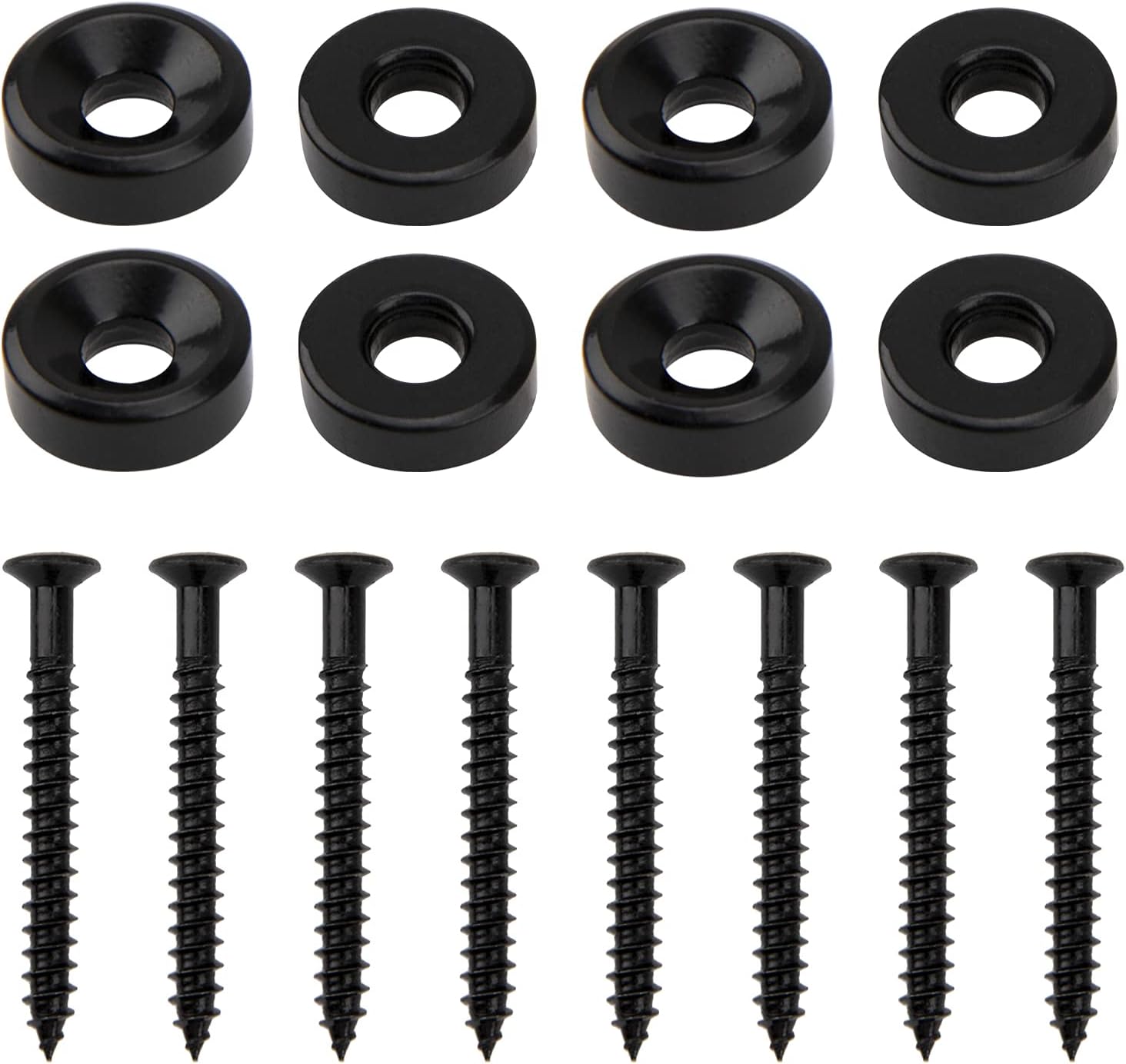 Amazon.com: Musiclily Pro 12mm Steel Guitar Neck Mounting Ferrules Neck ...