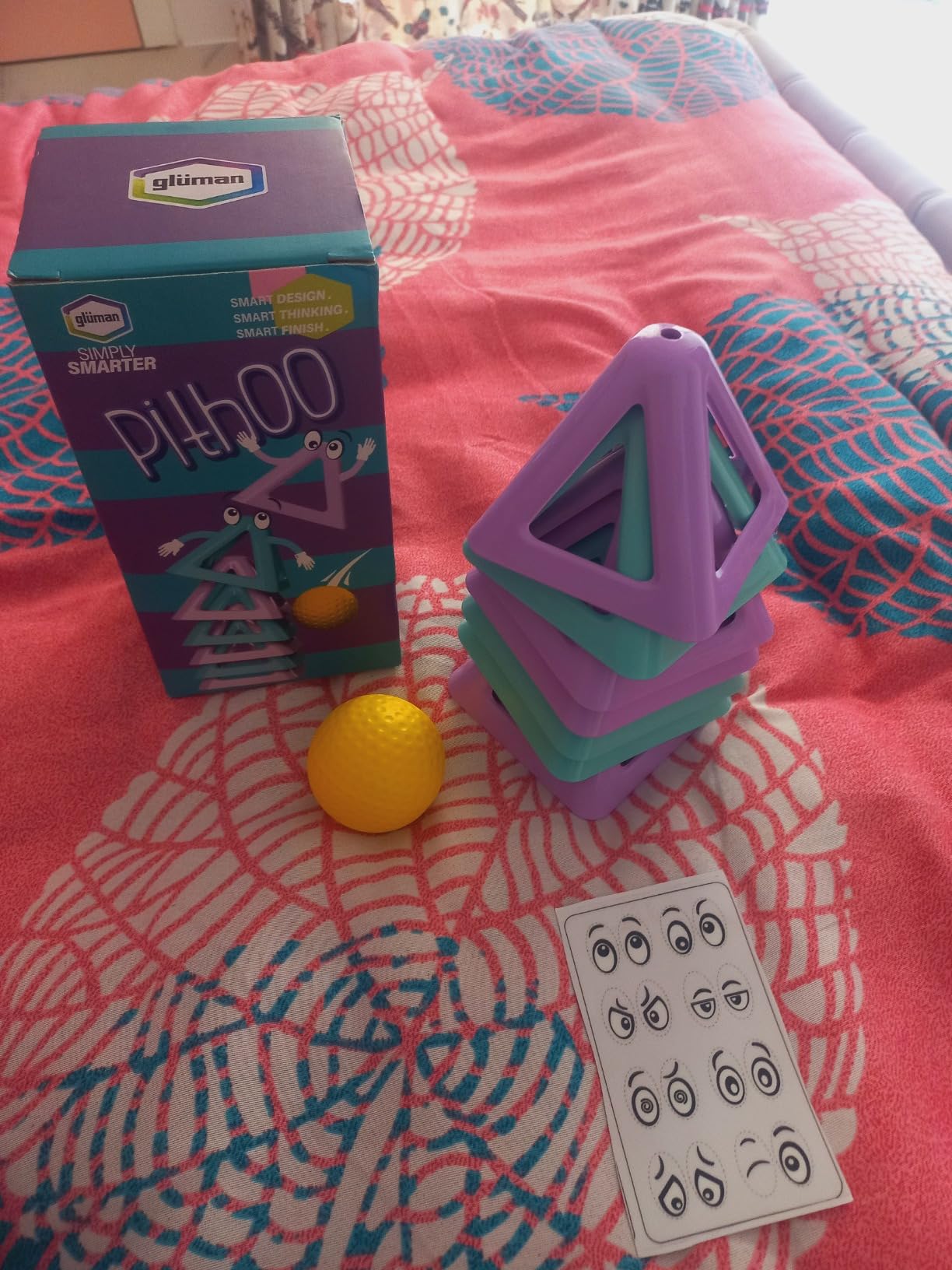 Buy Gluman Pitthu Game | Pithoo Stacking Game Set | Lagori | Triangle ...