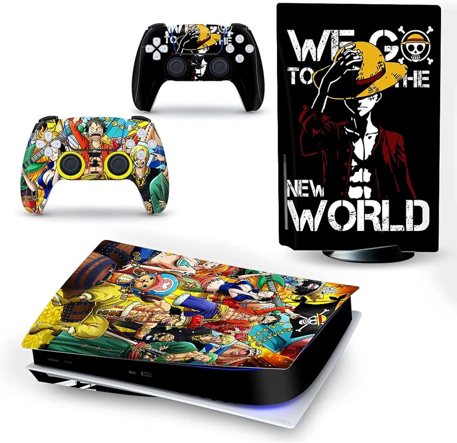 I3C One Piece Camouflage Full Set PS5 Skin Sticker Console Digital ...
