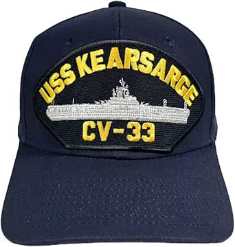 EAGLE CREST USS Kearsarge CV-33 Embroidered Patch Cap Baseball Hat ...