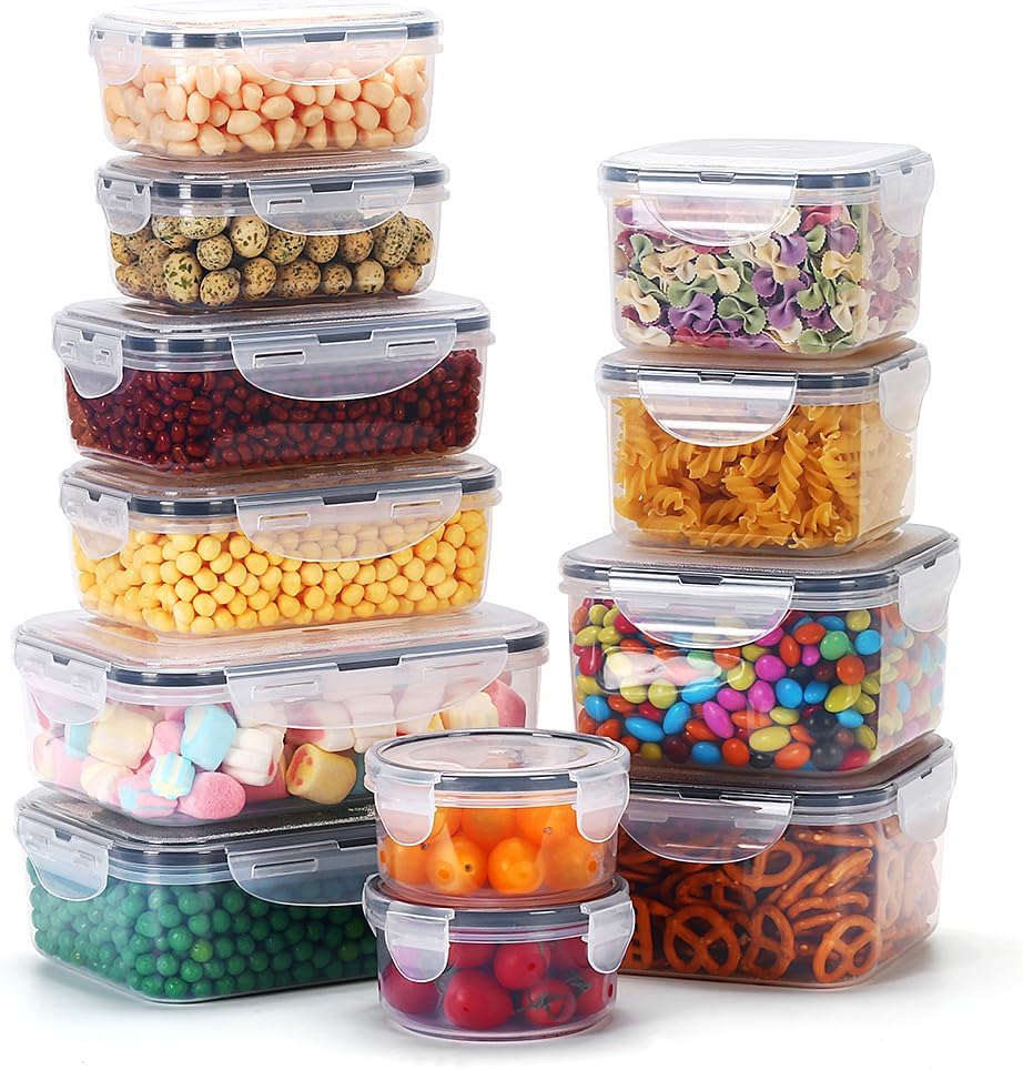 Juego De Contenedor De Almacenamiento Sellado Profesional 12 Piezas ...