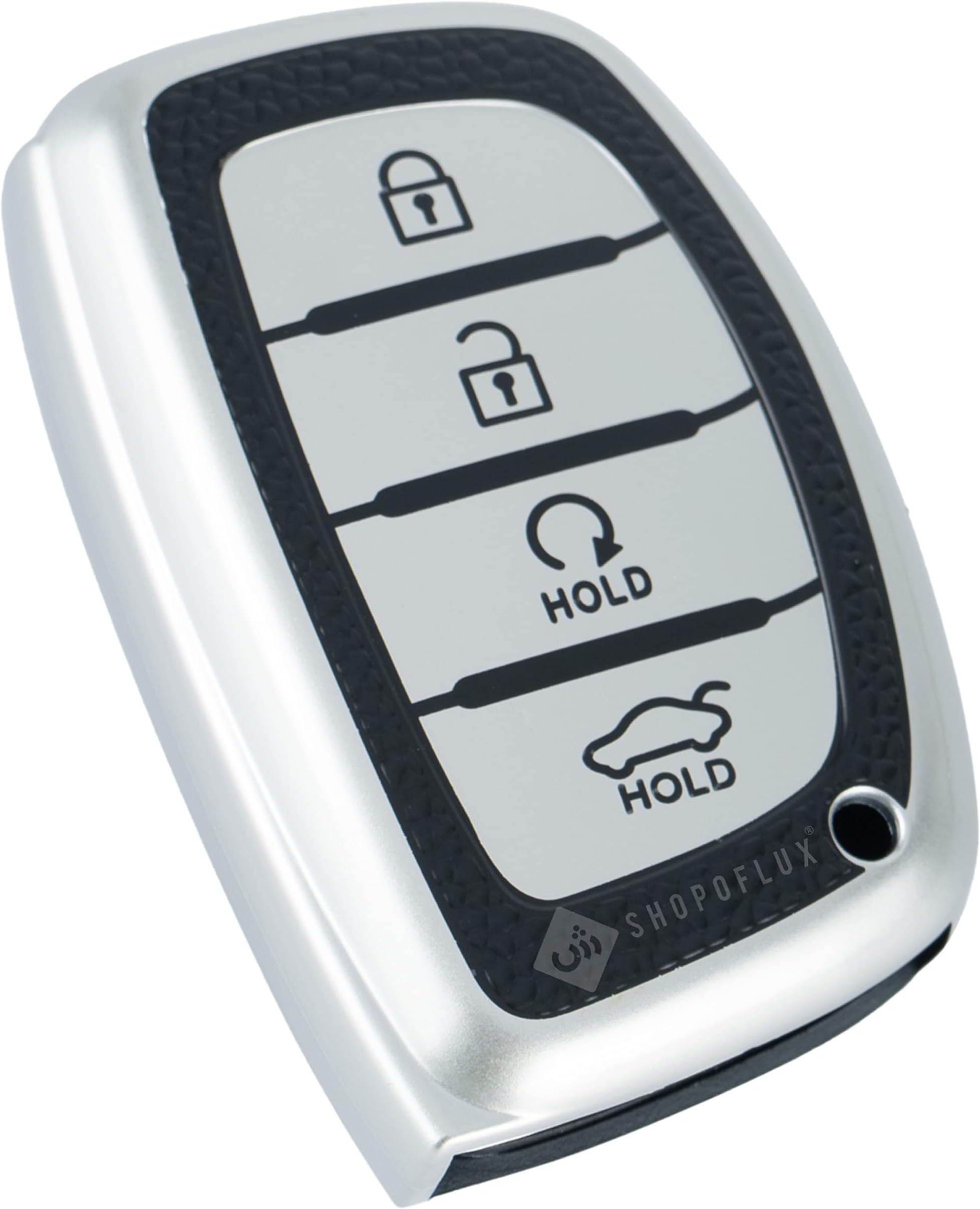 SHOPOFLUX TPU Leather Key Cover Compatible with Hyundai Alcazar and ...