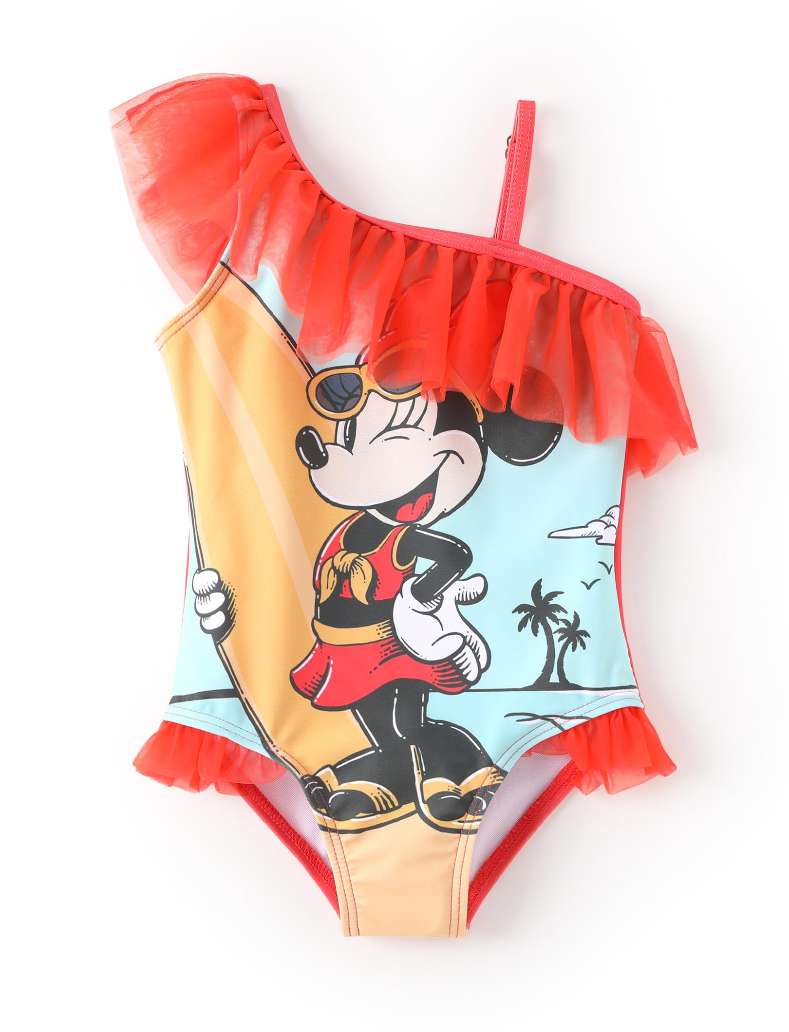 Snapklik.com : Mickey And Friends Girls Swimsuits Minnie Mouse UPF 50 ...