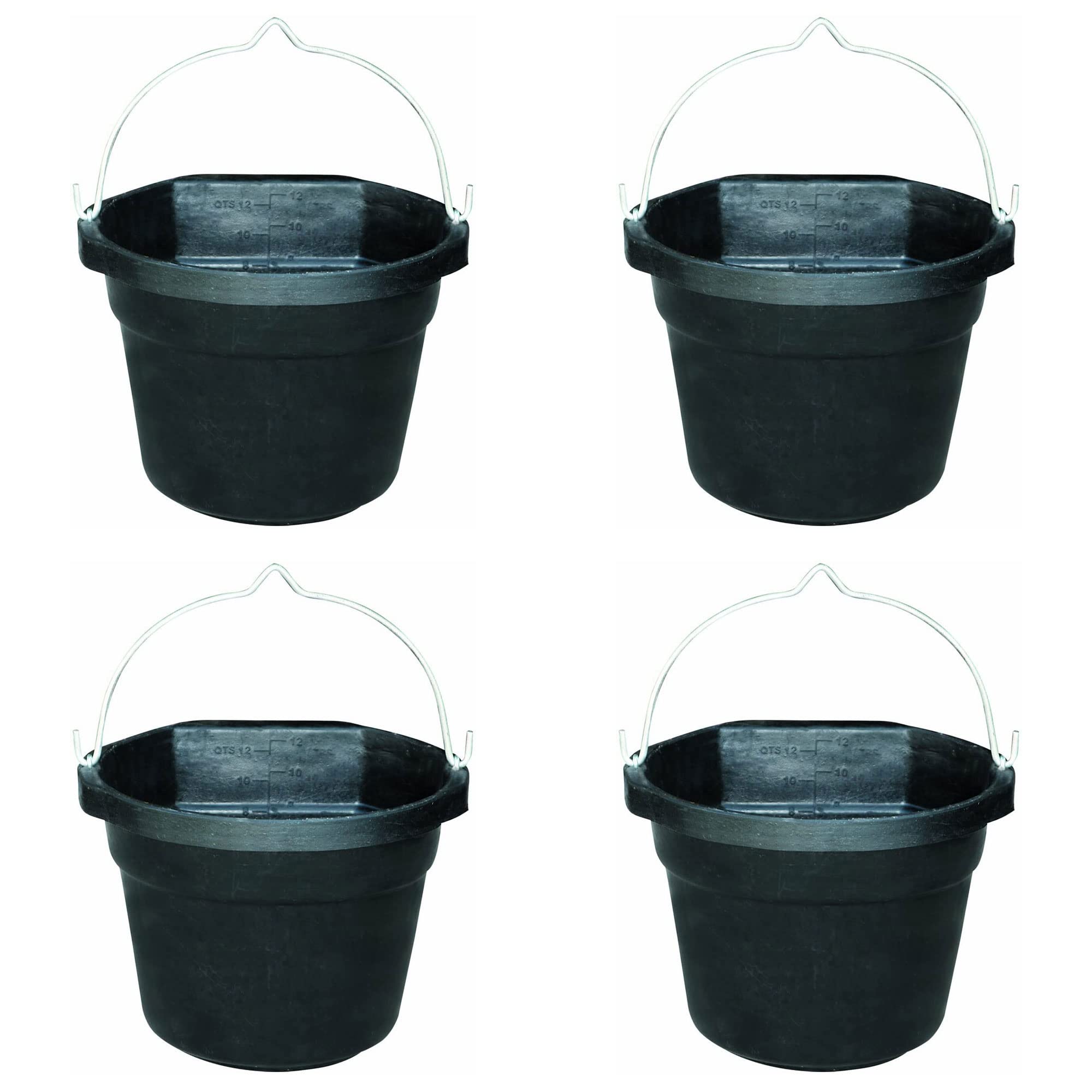 Snapklik.com : Farm Innovators Rubber 3 Gallon Flat Back Heated Bucket