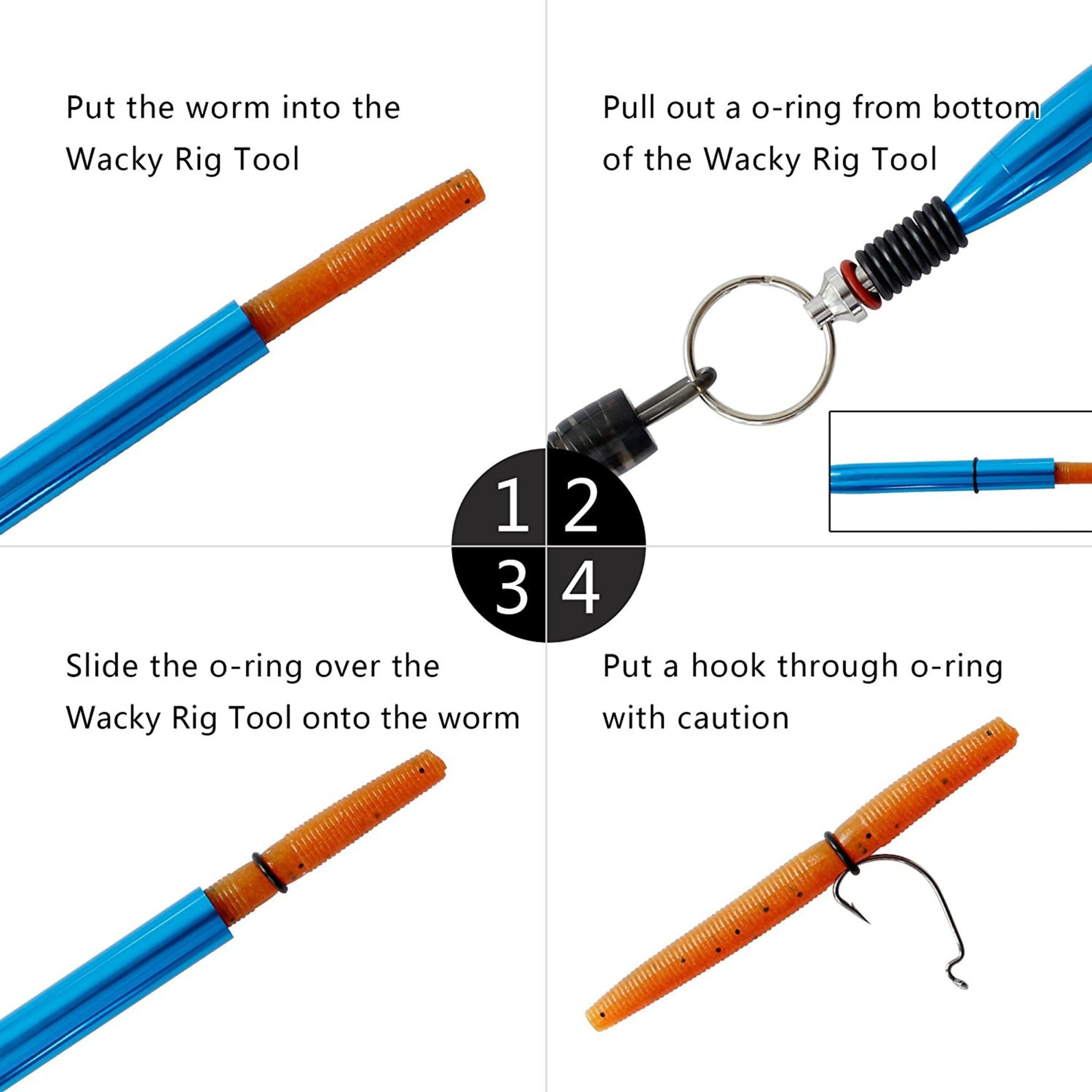 Snapklik.com : Wacky Rigging Bass Fishing Wacky & Neko Style O-Rings ...