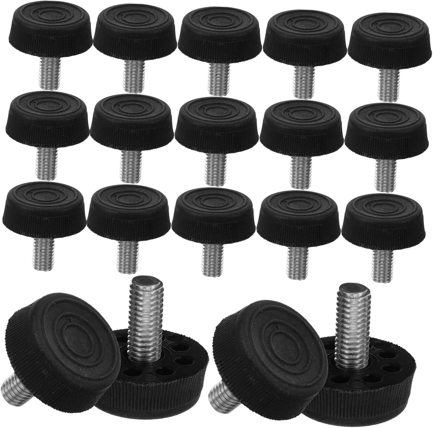 ARTIBETTER 20pcs Furniture Levelers Adjustable Feet for Cabinets Legs ...
