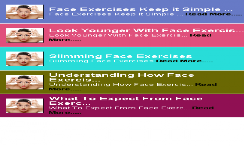 Face Exercises Easy - App on the Amazon Appstore
