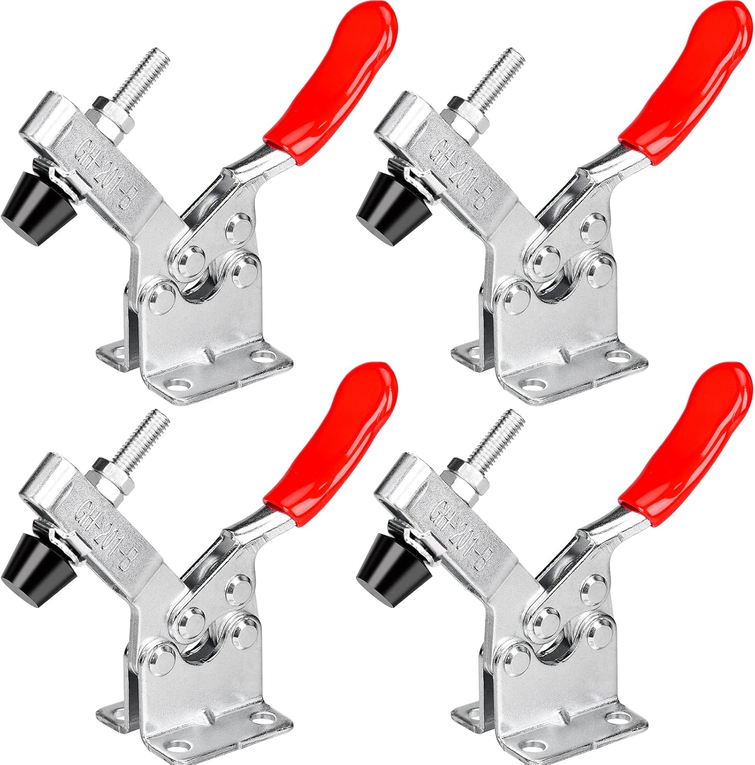 4 Pack Heavy Duty Toggle Clamp GH-201B Hand Tool, Holding Capacity ...