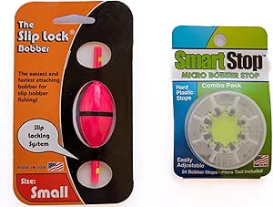 Amazon.com : Pink Smart Slip Lock Bobber and Smart Stop Micro Bobber ...