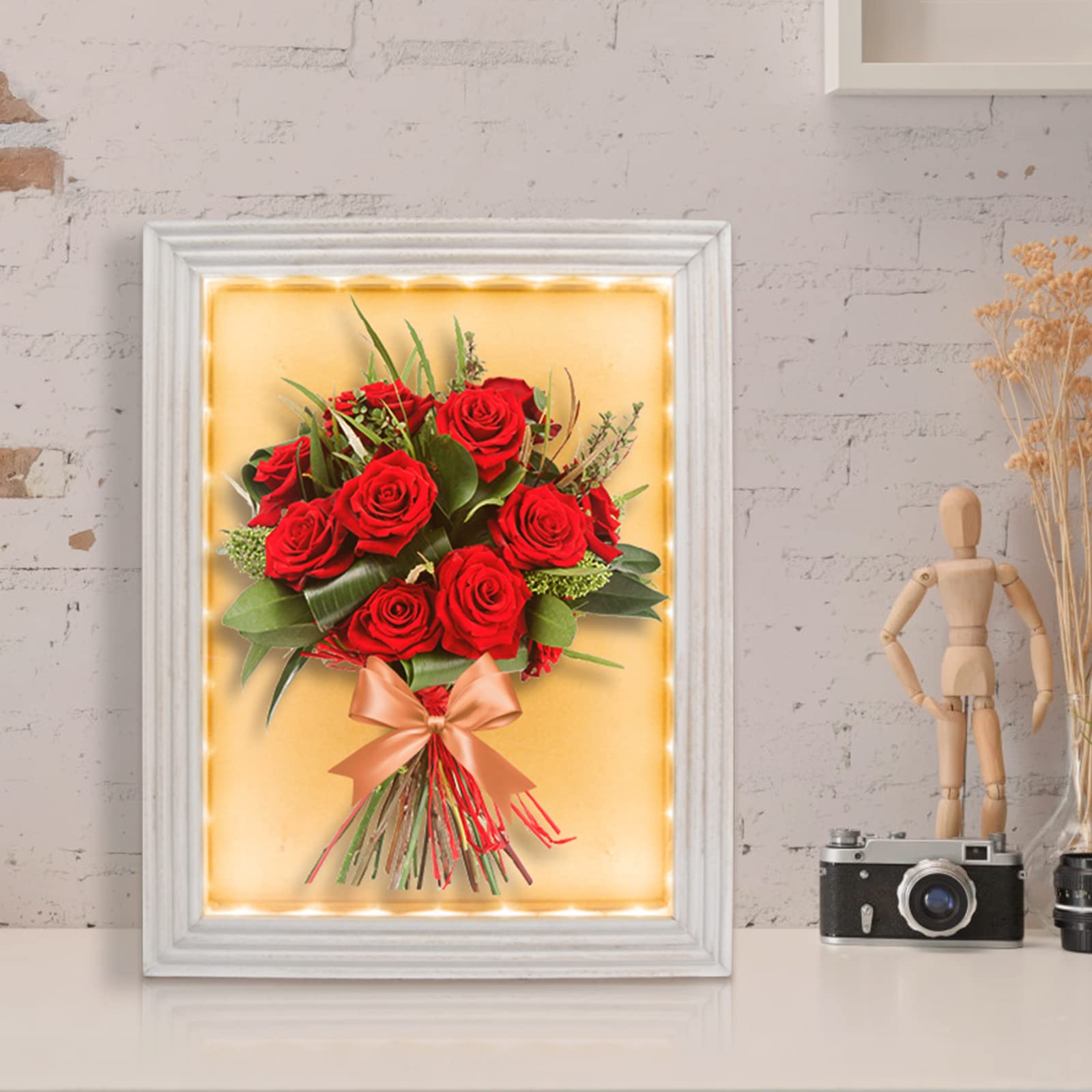 HSicily LED Shadow Box Frame 11x14”Shadow Box Display Case with Lights ...