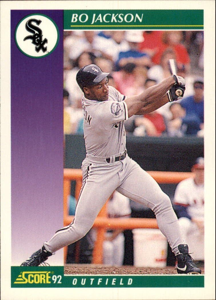 Amazon.com: 1992 Score Baseball Card #361 Bo Jackson : Collectibles ...
