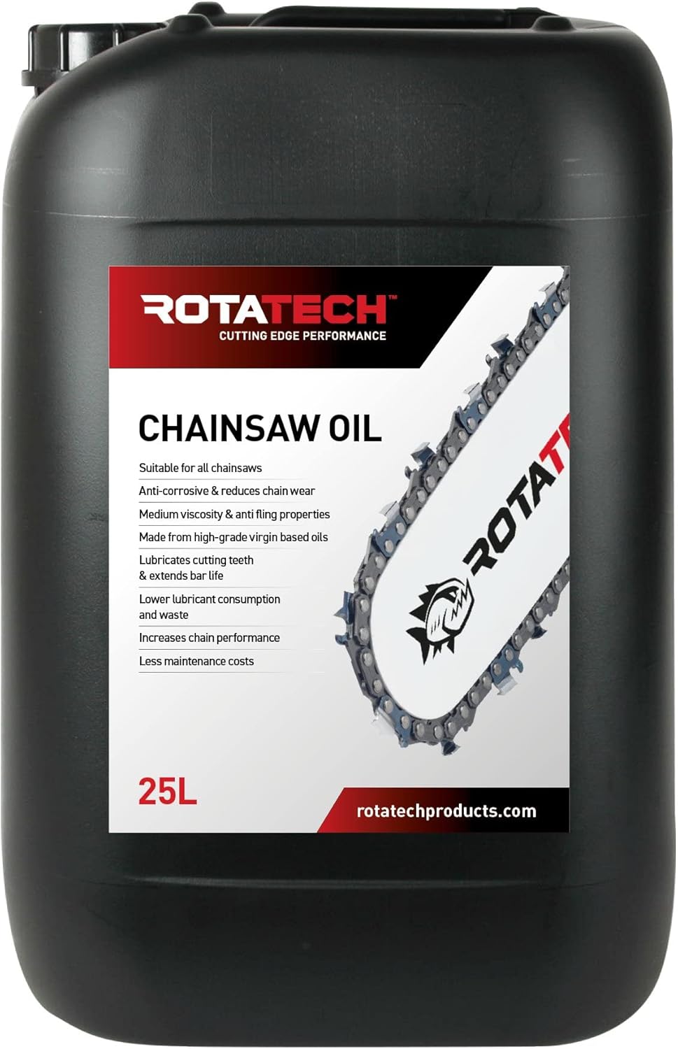 Rotatech 25L 25 Litre Universal Chainsaw Chain & Bar Oil For All Makes ...