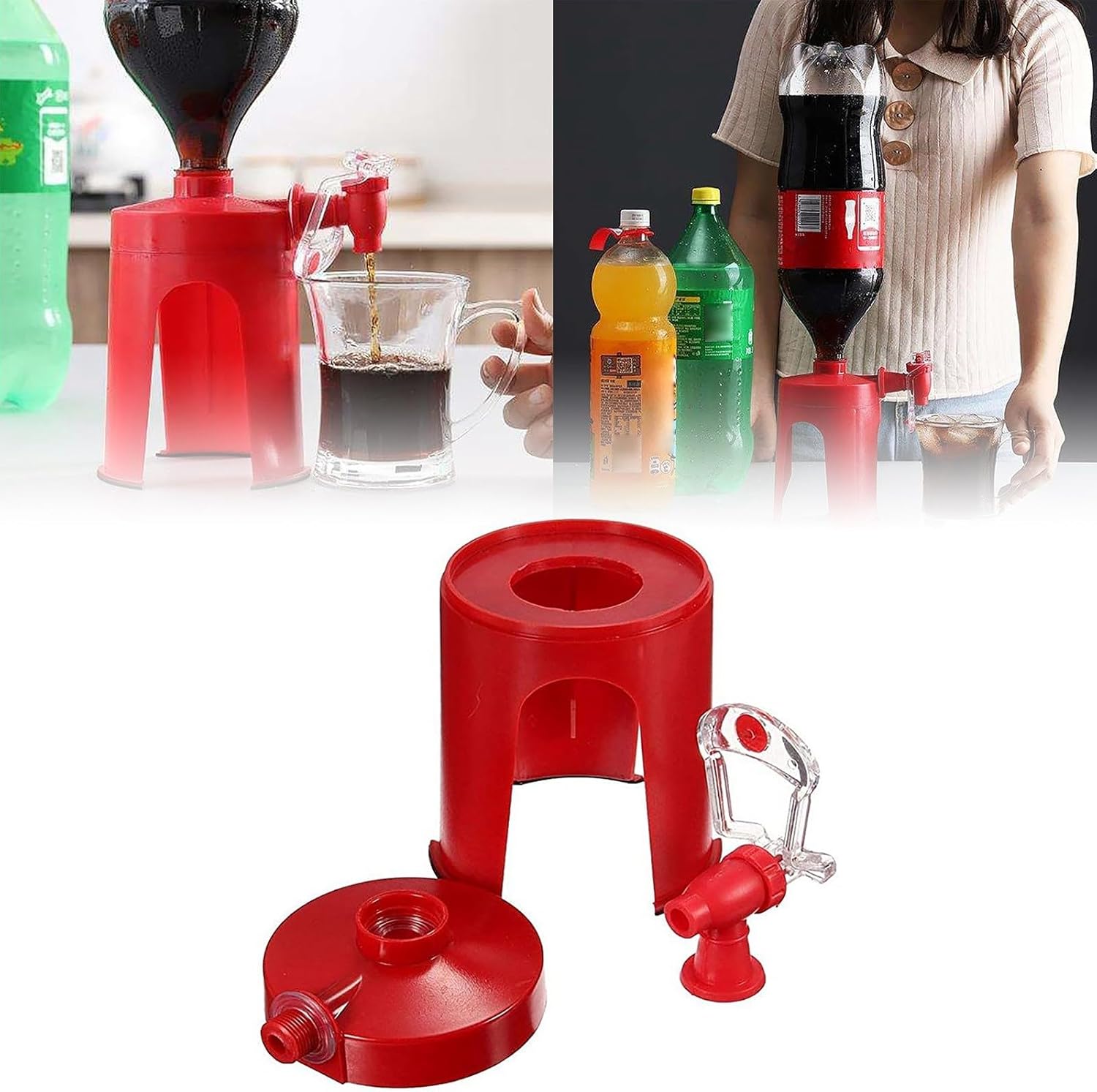 Amazon.com | Generic Hand Pressure Carbonated Beverage Dispenser ...