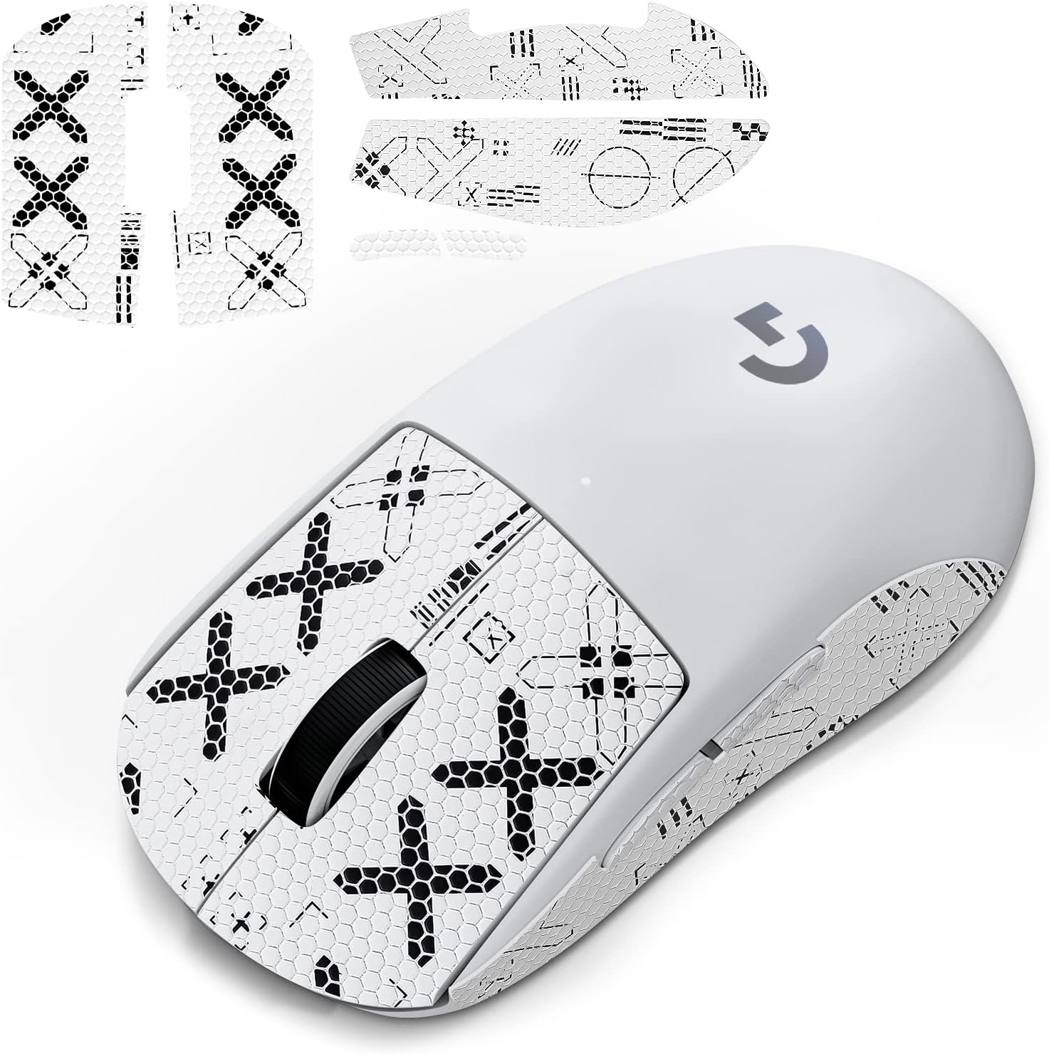 JINGDU Mouse Grip Tape Compatible with Logitech G Pro X Superlight ...