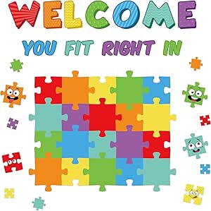 Amazon.com: Hedeey Welcome Bulletin Board Set Classroom Decoration ...