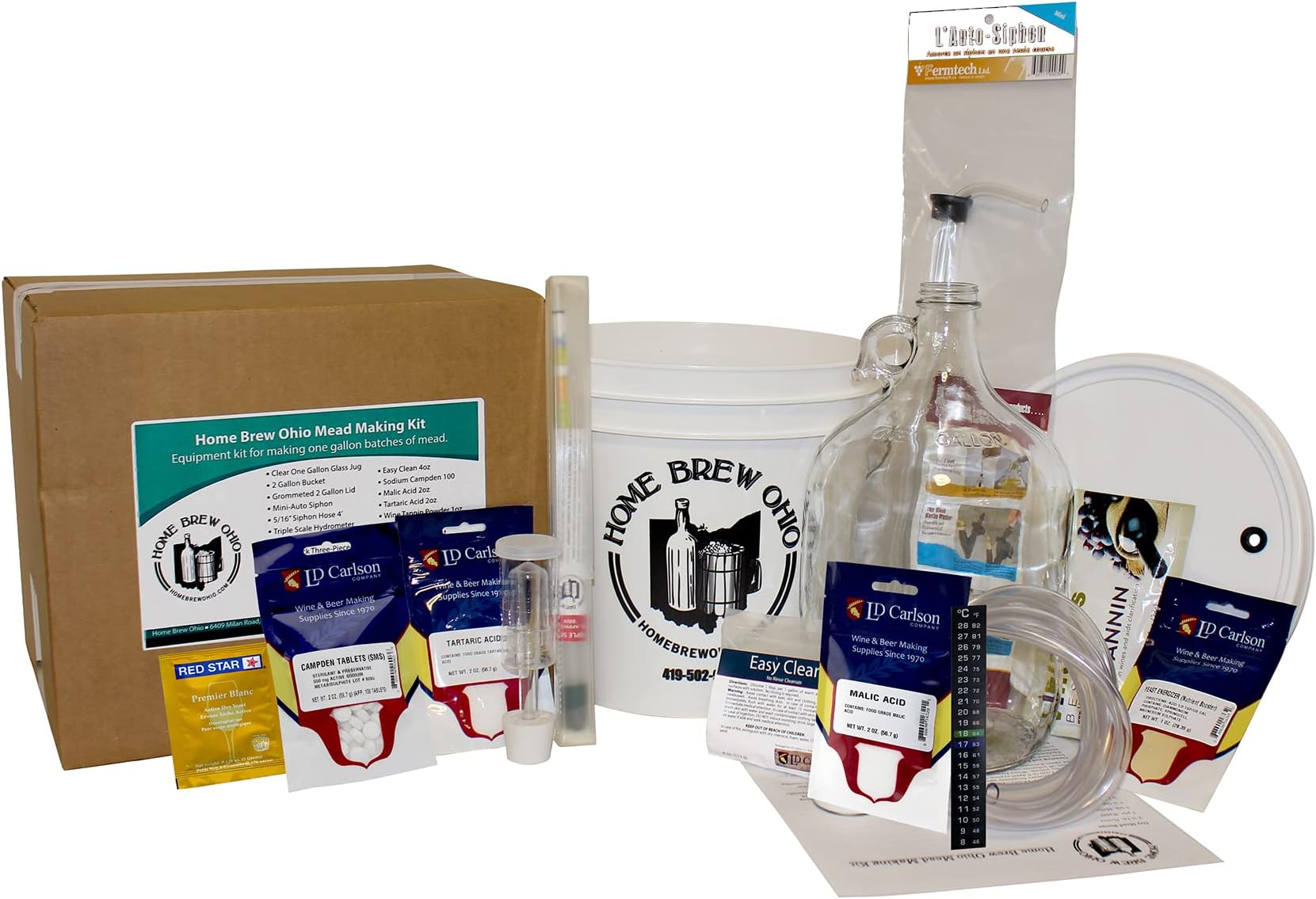 Amazon.com: Home Brew Ohio Mead Making Kit: Home & Kitchen