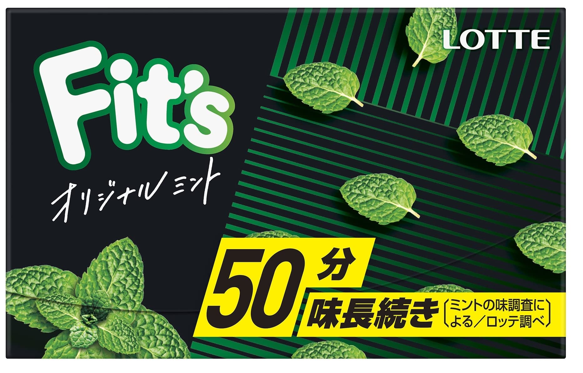 Amazon.co.jp: Lotte Fitz (Original Mint) 12 Sheets x 10 Pieces : Food ...