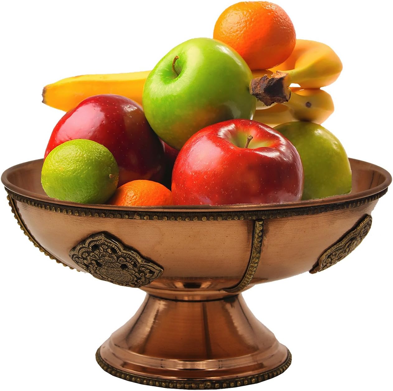 Amazon.com: DharmaObjects Tibetan Hand Crafted Decorative Copper Fruit ...