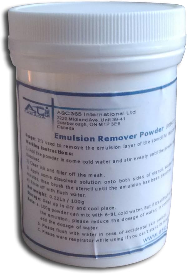 Amazon.com: Screen Printing Solvent Emulsion Remover 100g