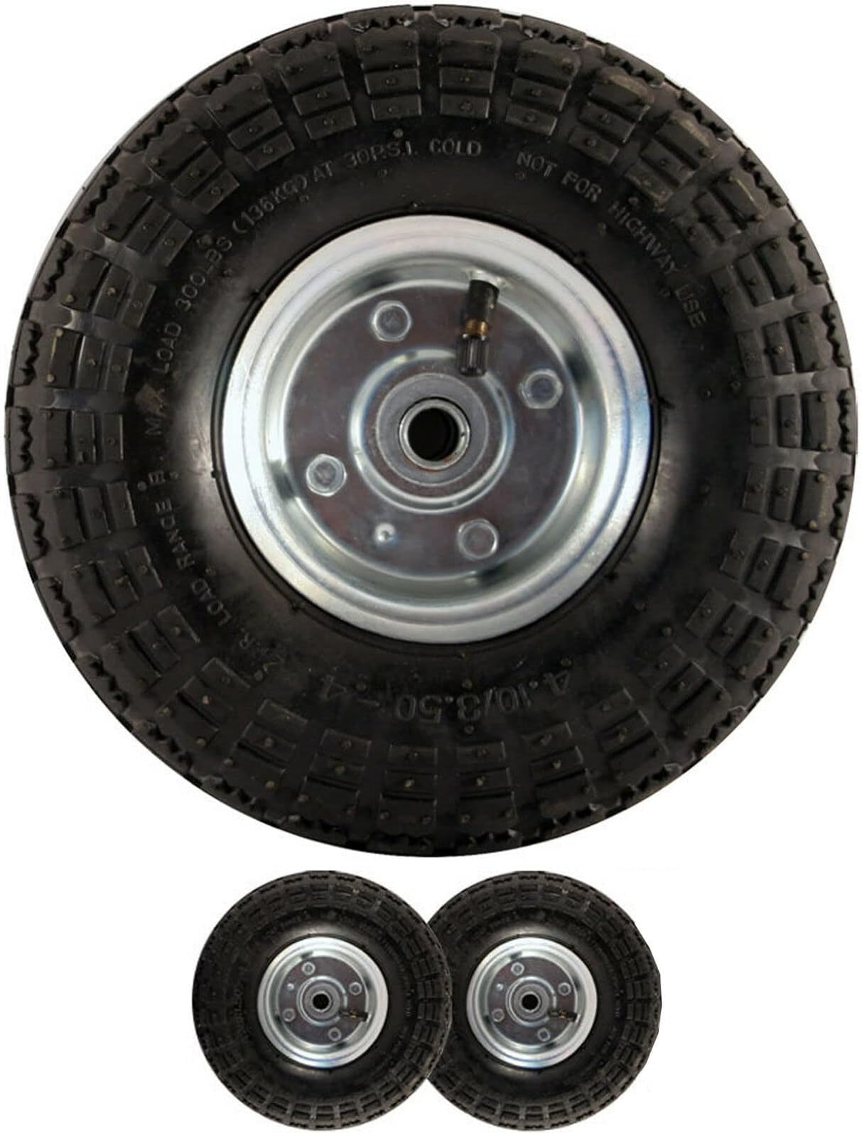 Product Pro 10" Puncture Proof Wheel 4.10/3.50-4 for 20mm Axle Shaft ...