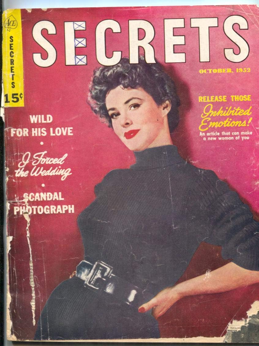 Secrets Magazine #1 October 1952- Scandal photography ACE at Amazon's ...