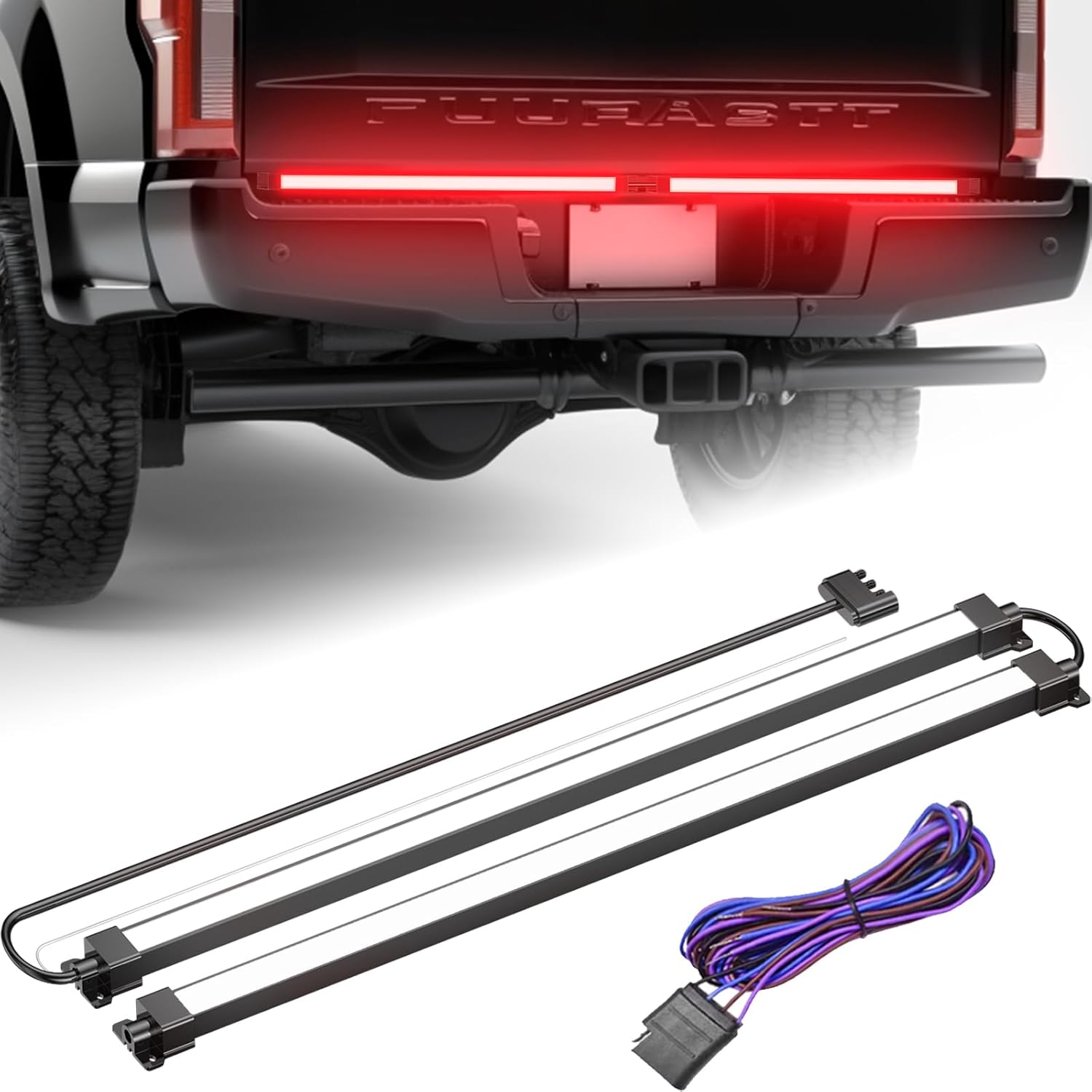 Amazon.com: QEEDON 60 Inch LED Tailgate Light Bar Strip, Full Function ...