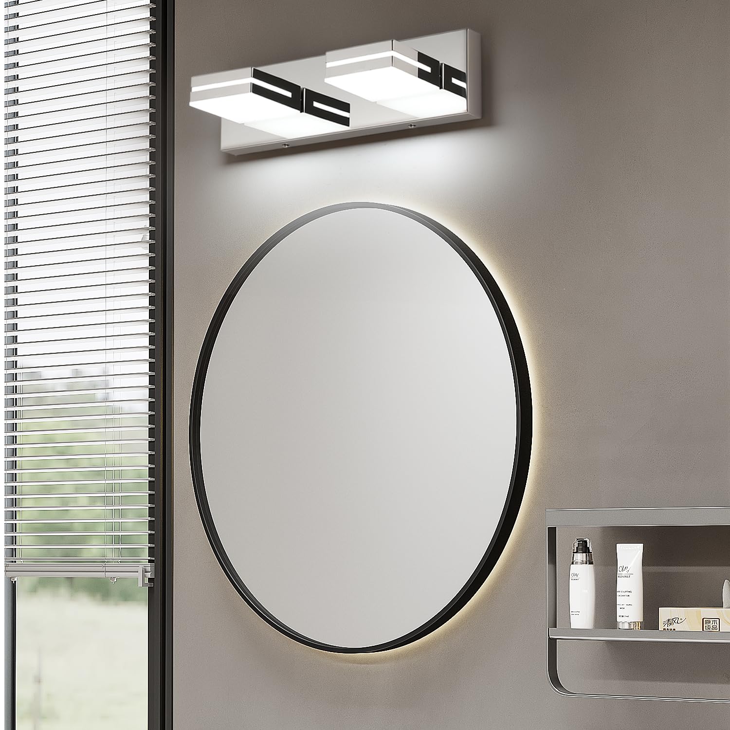 Snapklik.com : SineRise LED Modern Bathroom Vanity Light Fixtures