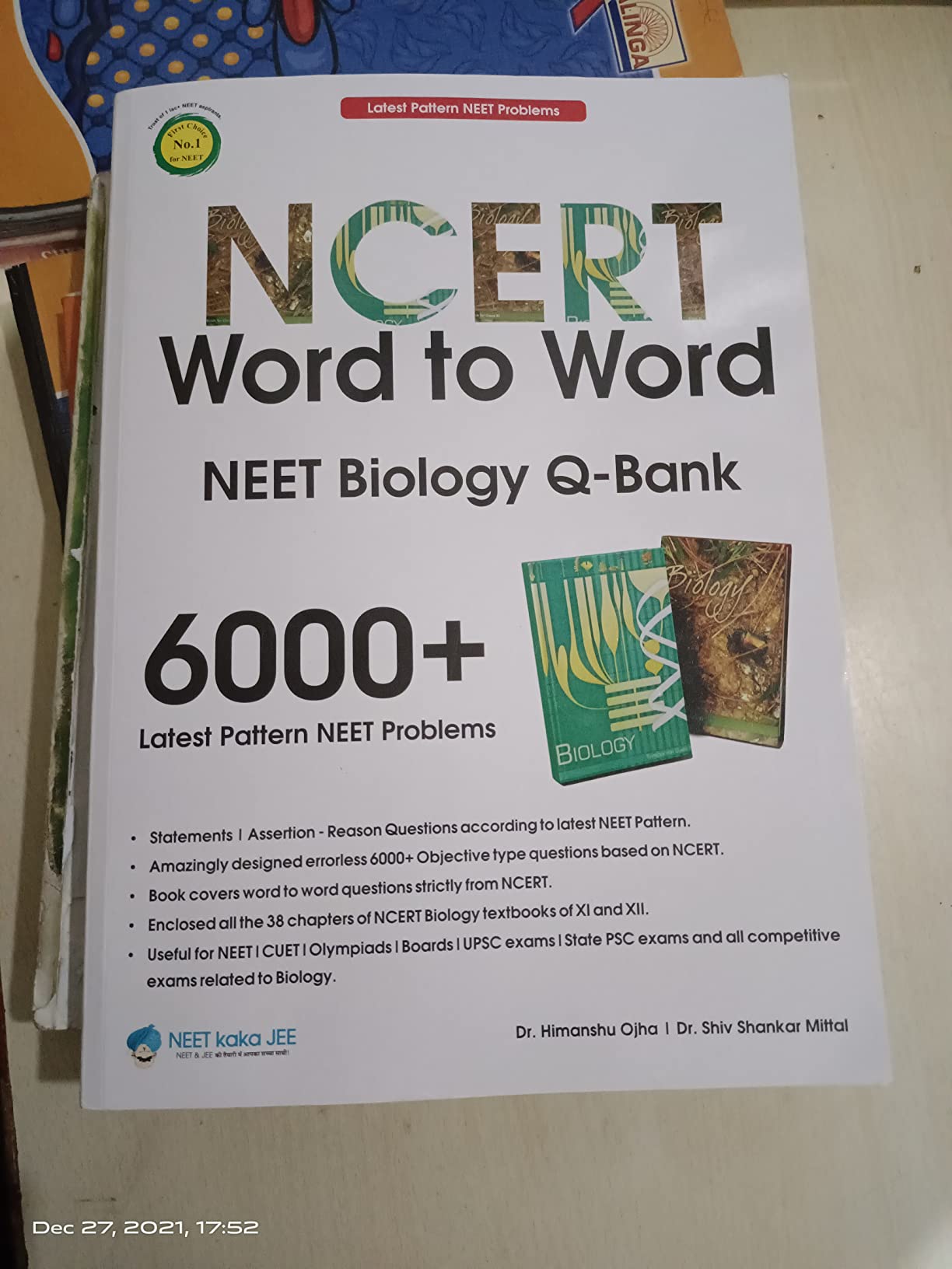 Buy 'Biology Q Bank NCERT Nichod NCERT Word to word NEET Biology Q-Bank ...