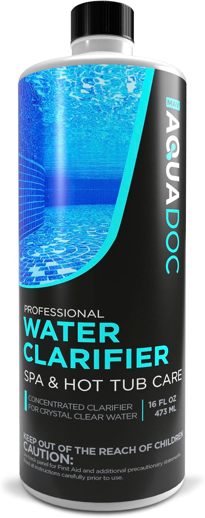 MAV AquaDoc 16oz Fast-Acting Spa Water Clarifier Treatment